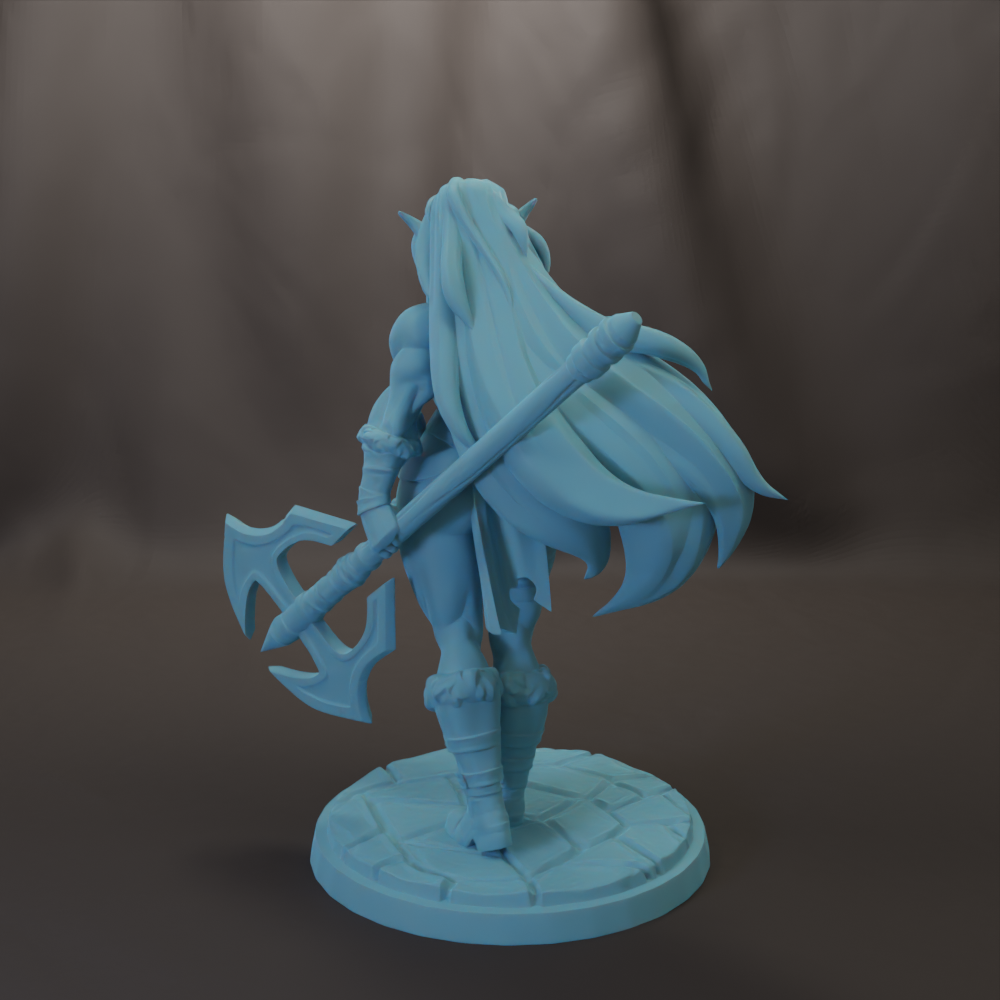 Inga Sexy Female Goliath Barbarian W/ Elven and Holstaur Variants - 28 ...