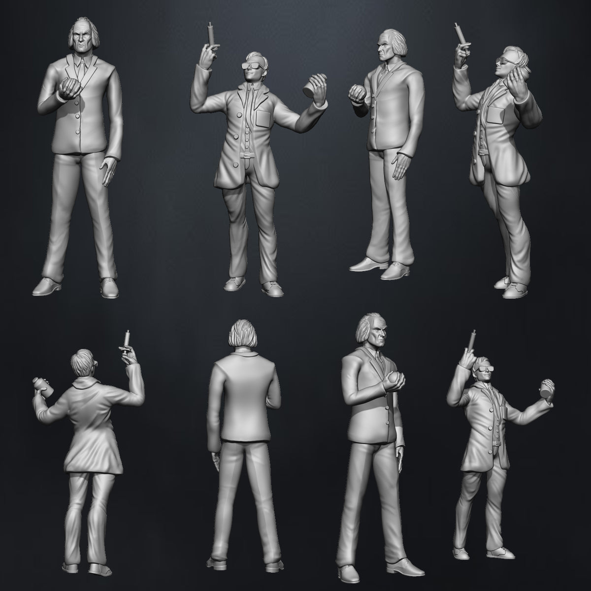 Terrified Board Game Expansion Figures - Halloween – unB10 Miniatures