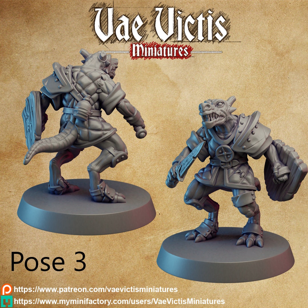 Kobold War Band 28mm or 32mm Miniatures – unB10 Miniatures